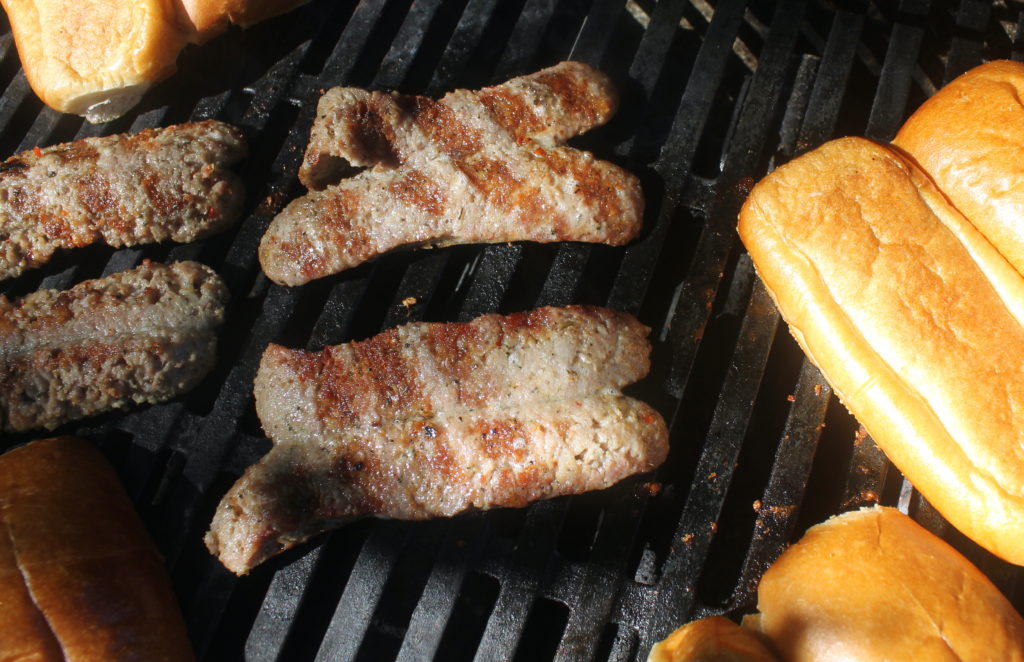 Grilled Split Italian Sausages with Giardiniera - Sungrown Kitchen