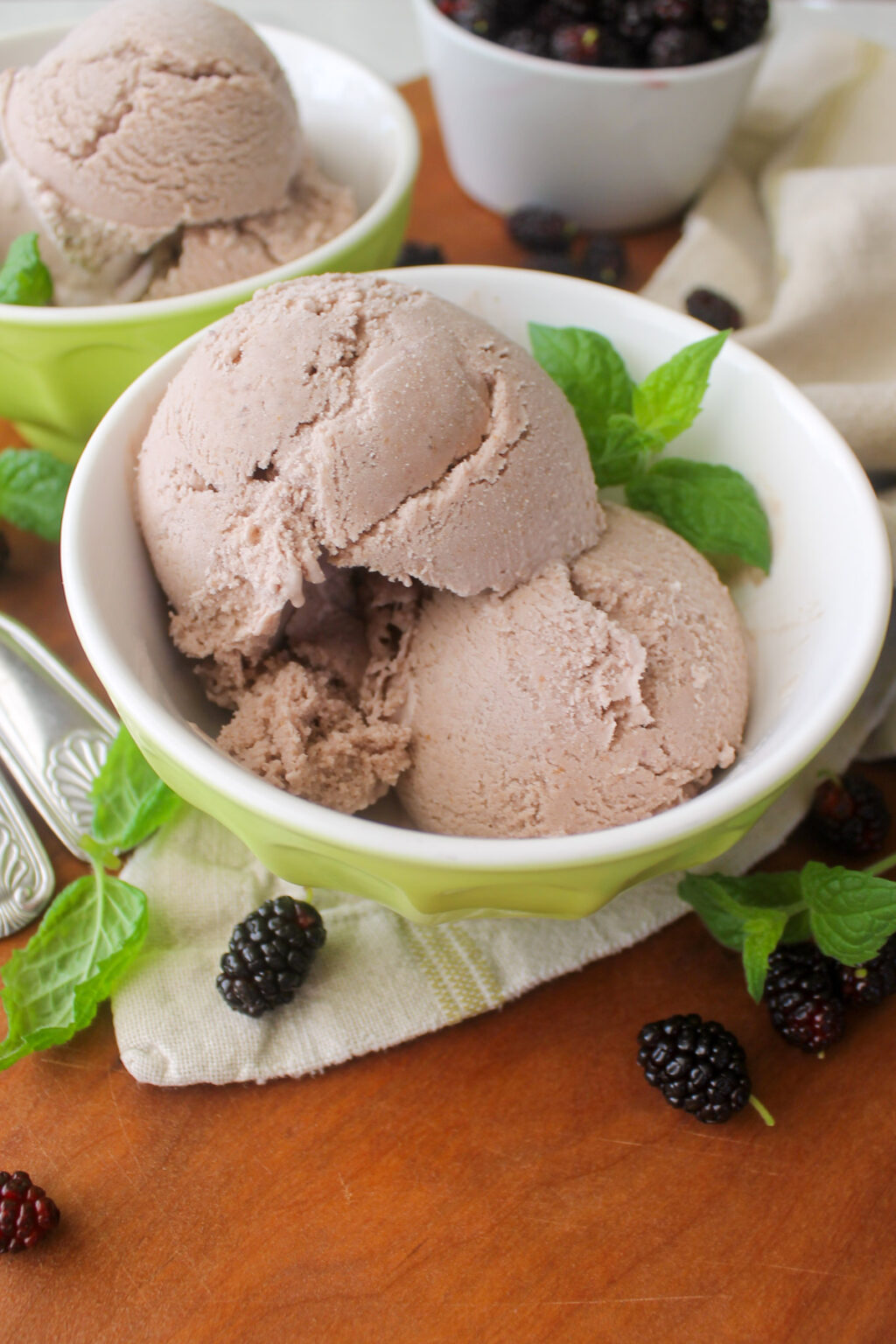 Mulberry Ice Cream - Sungrown Kitchen