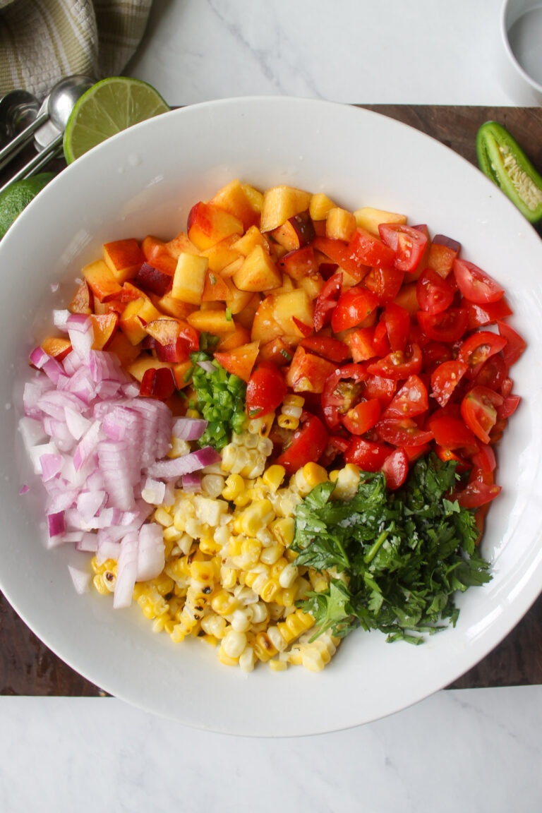 Peach Corn Salsa - Sungrown Kitchen