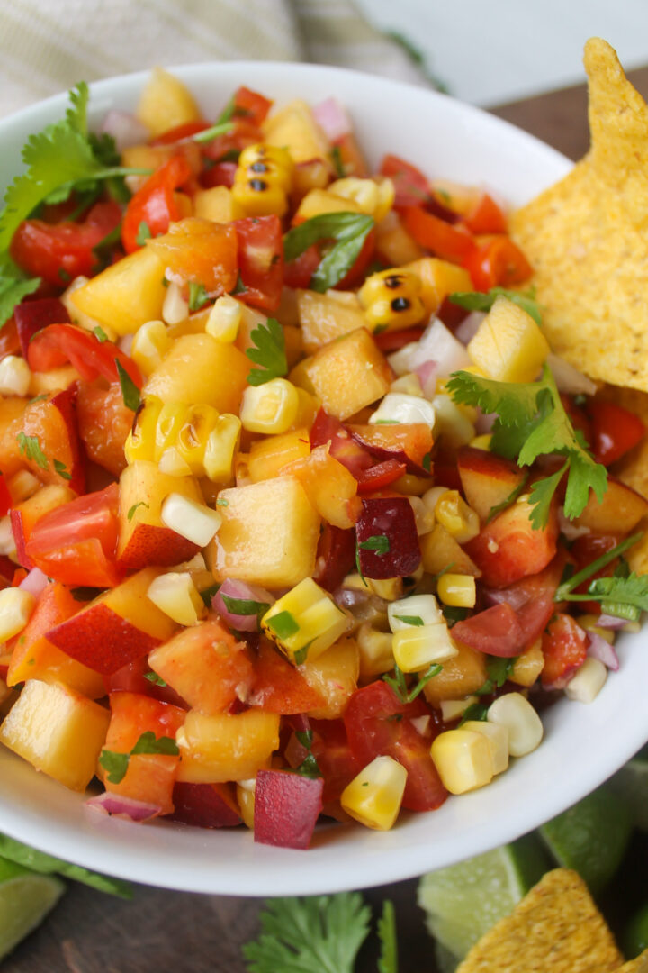 Peach Corn Salsa - Sungrown Kitchen