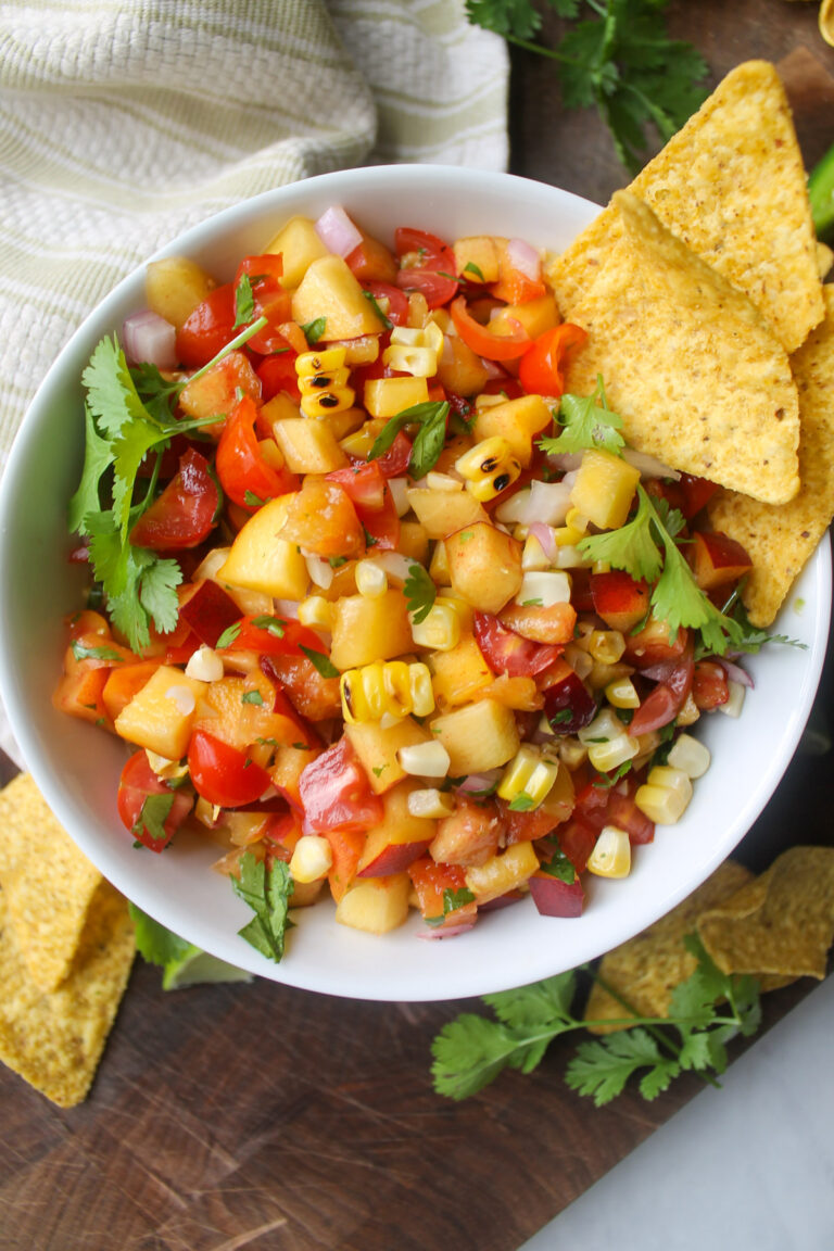 Peach Corn Salsa - Sungrown Kitchen