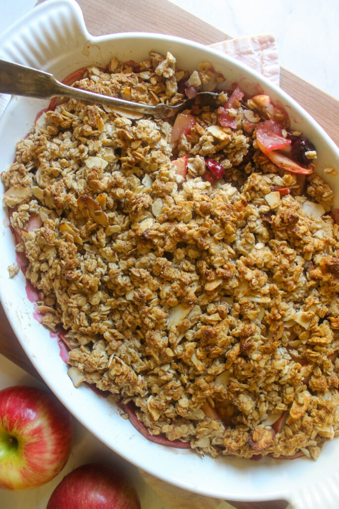 Apple Cherry Crisp - Sungrown Kitchen