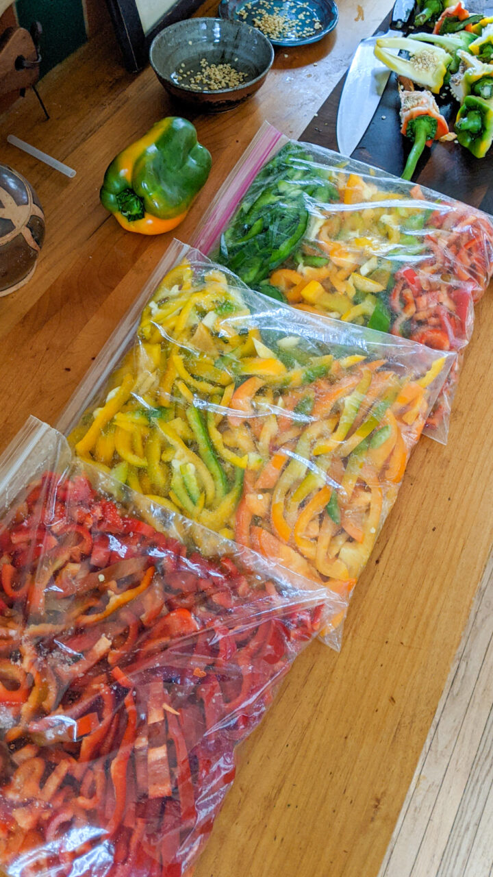 How to Freeze Bell Peppers - Sungrown Kitchen
