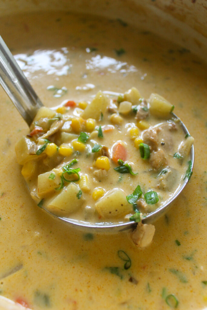 Chipotle Chicken Corn Chowder - Sungrown Kitchen