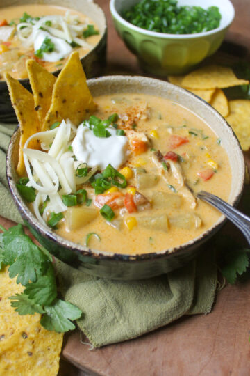 Chipotle Chicken Corn Chowder - Sungrown Kitchen