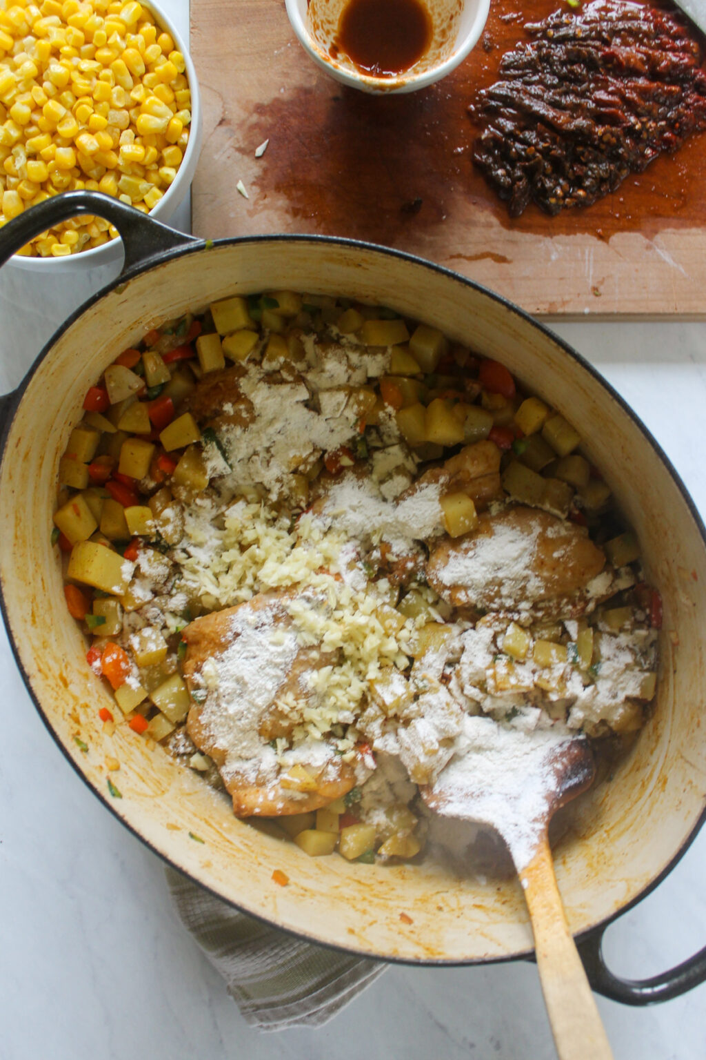 Chipotle Chicken Corn Chowder - Sungrown Kitchen