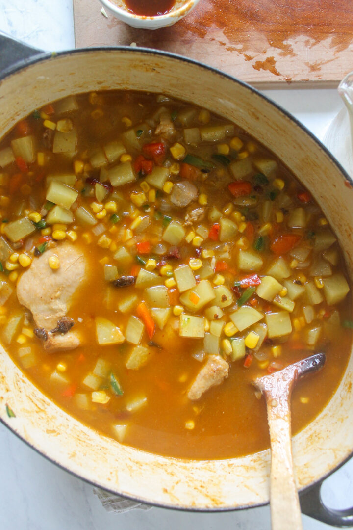 Chipotle Chicken Corn Chowder - Sungrown Kitchen