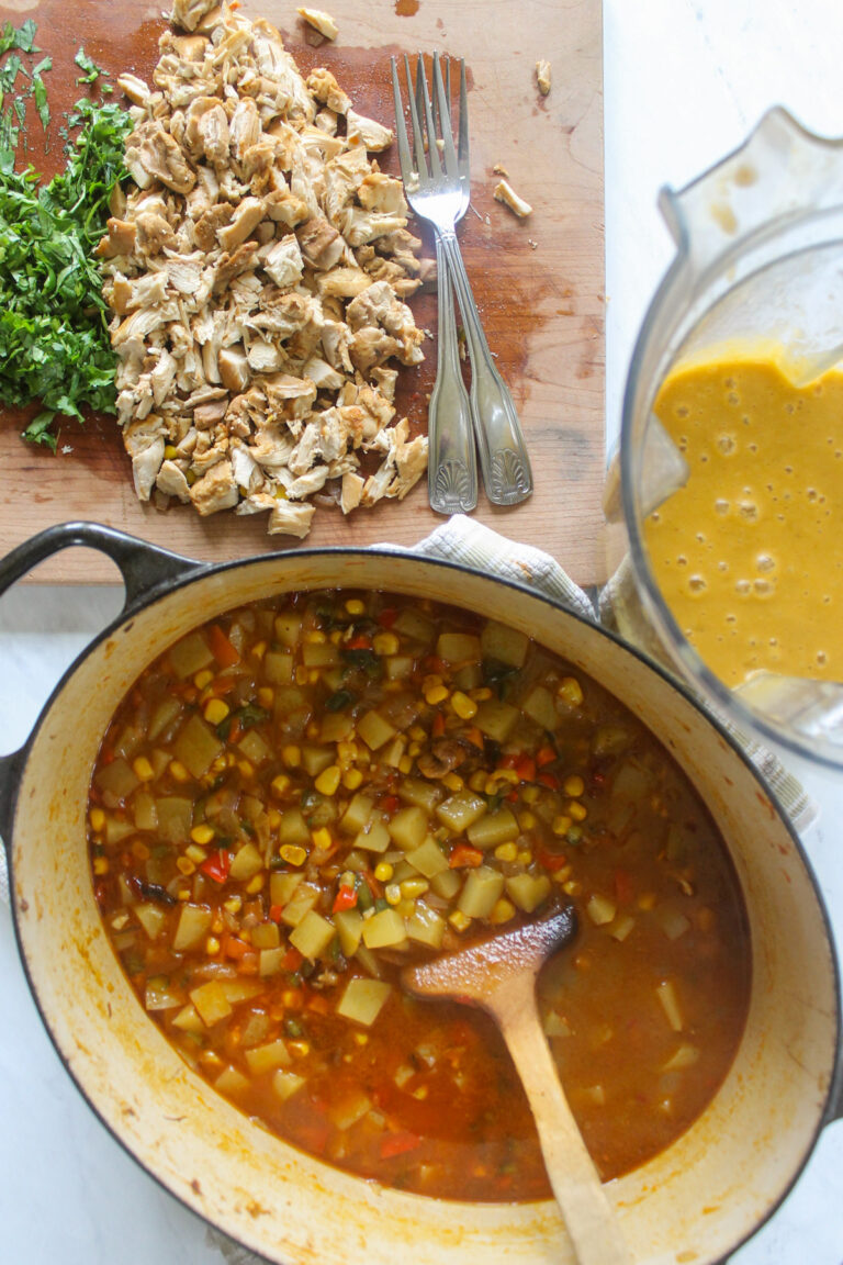 Chipotle Chicken Corn Chowder - Sungrown Kitchen